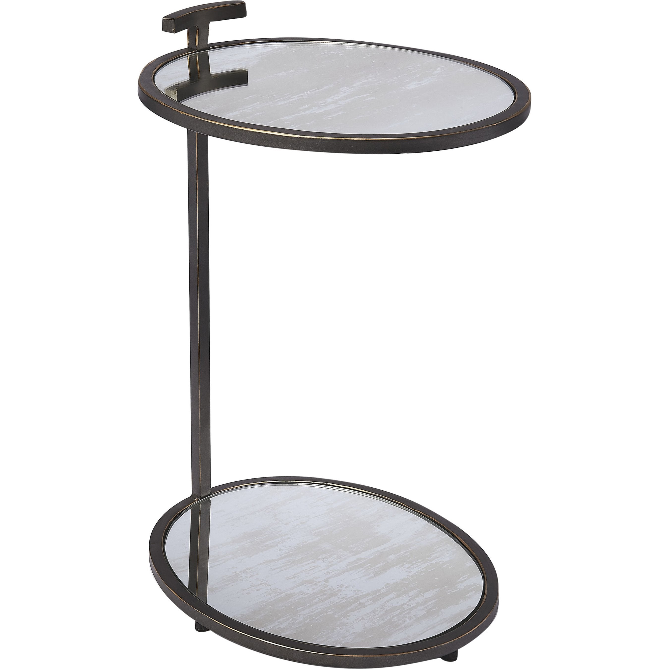Butler Specialty Company Ciro Metal & Mirror Side Table | HedgeApple
