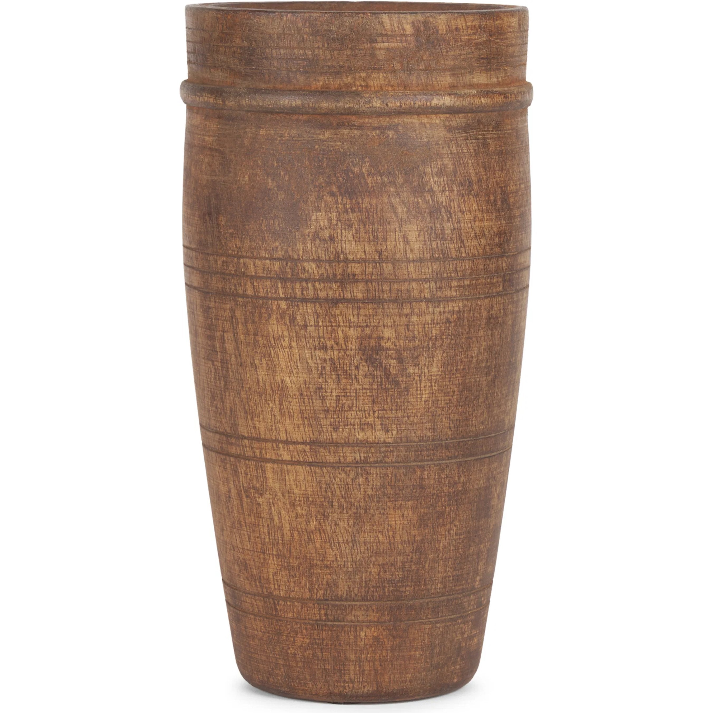 Mercana Porta Reclaimed Wooden Pot | HedgeApple