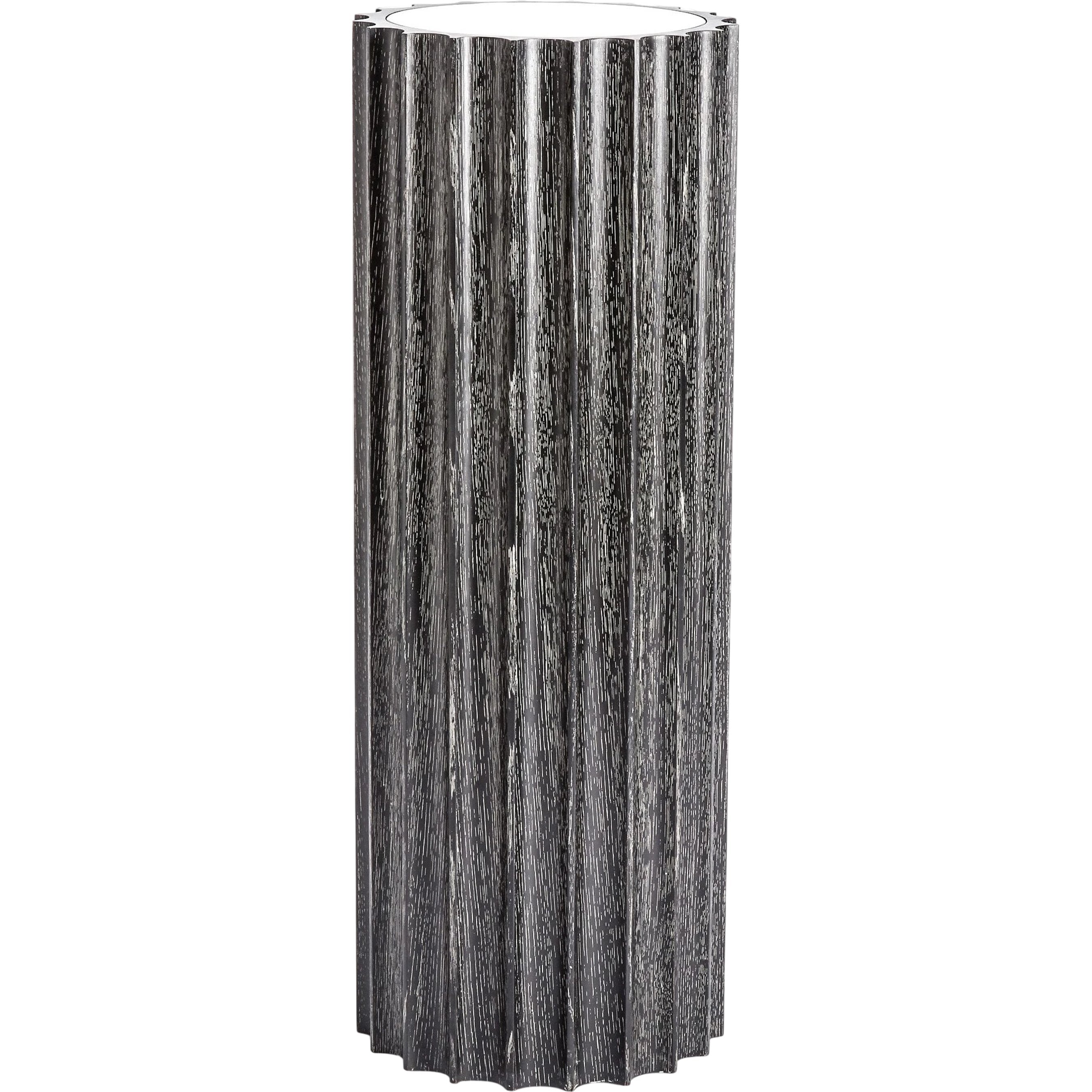 Global Views Reflective Column Pedestal | HedgeApple