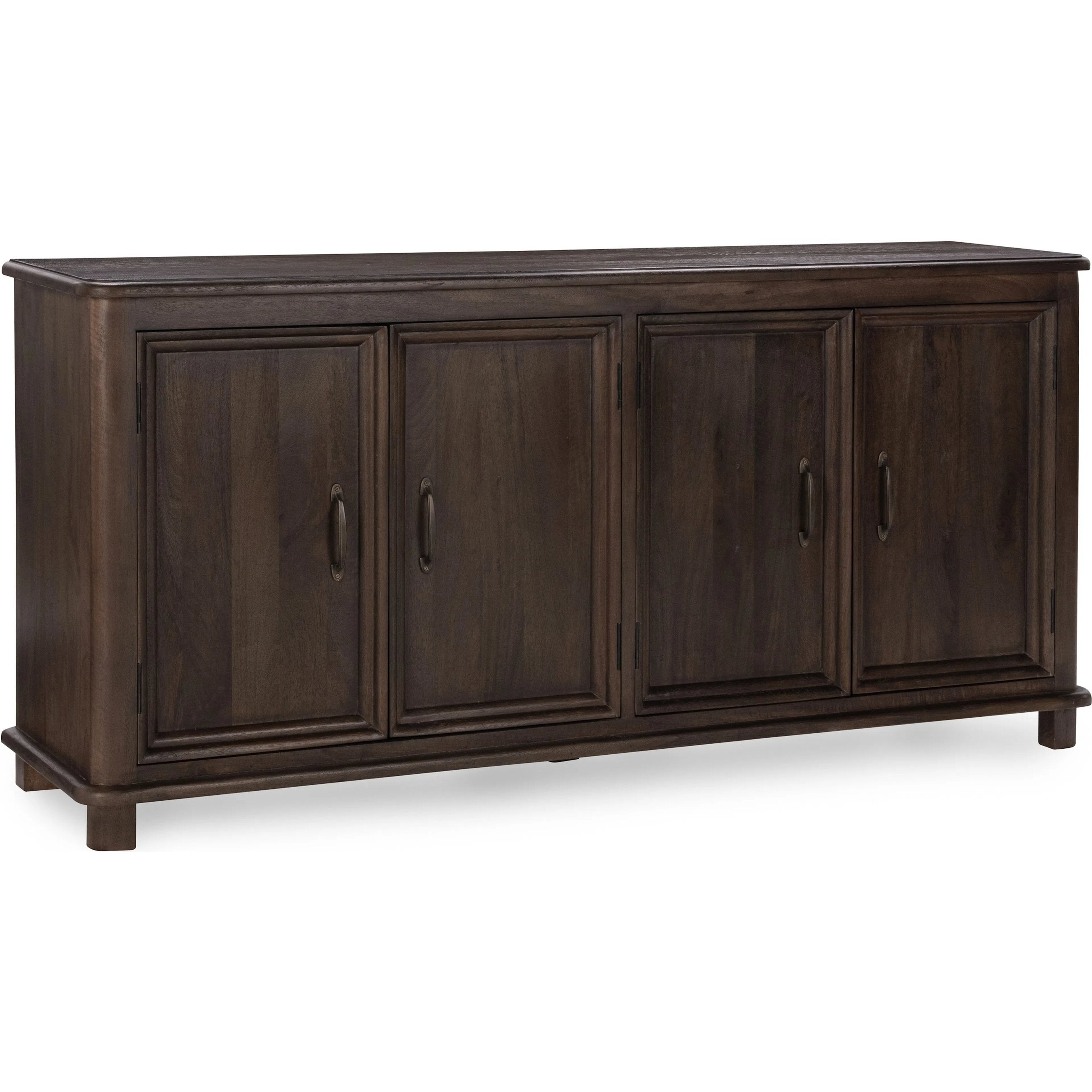 Classic Home Brookside 4-Door Mango Wood Sideboard Buffet | HedgeApple