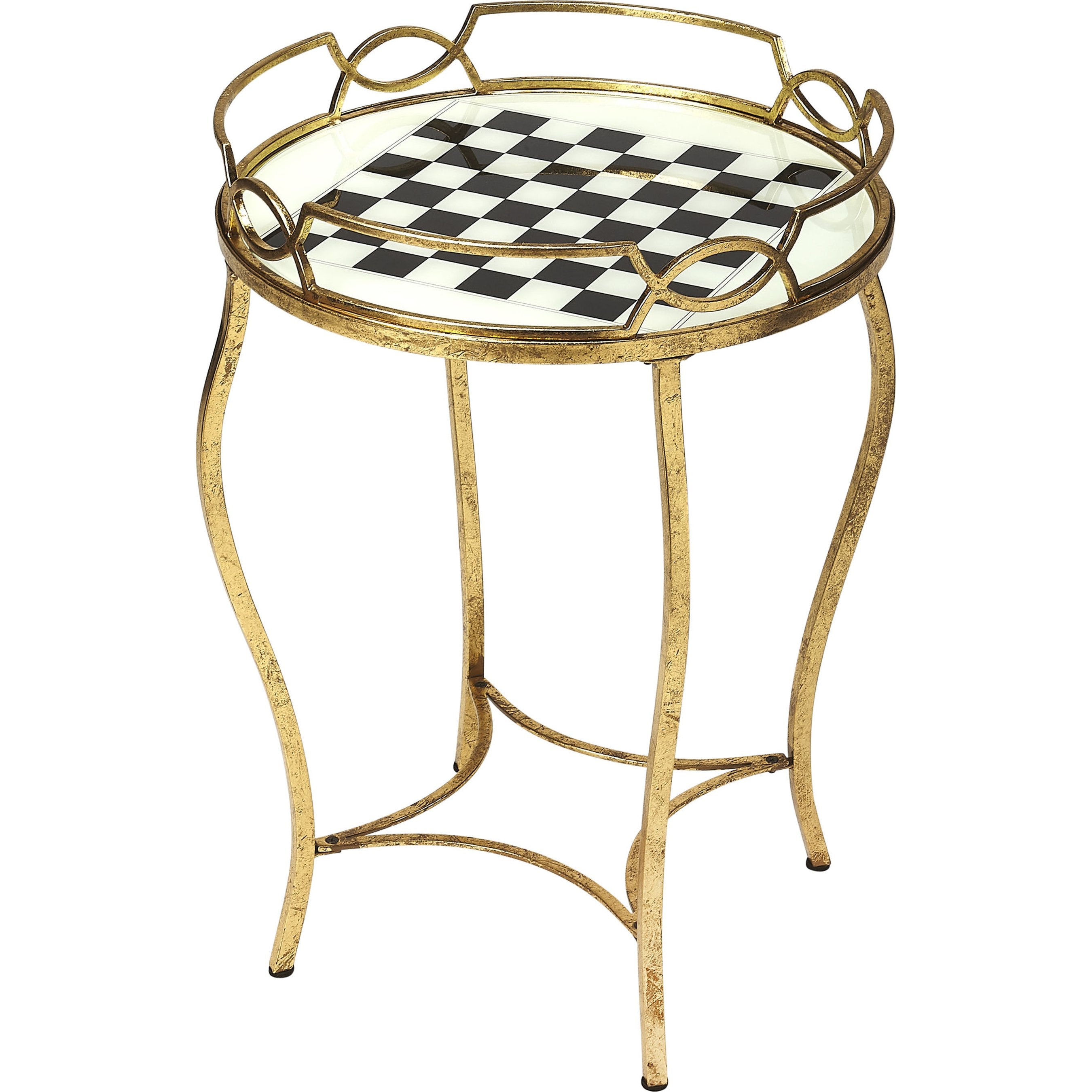 Butler Specialty Company Judith Antique Gold Game Table | HedgeApple