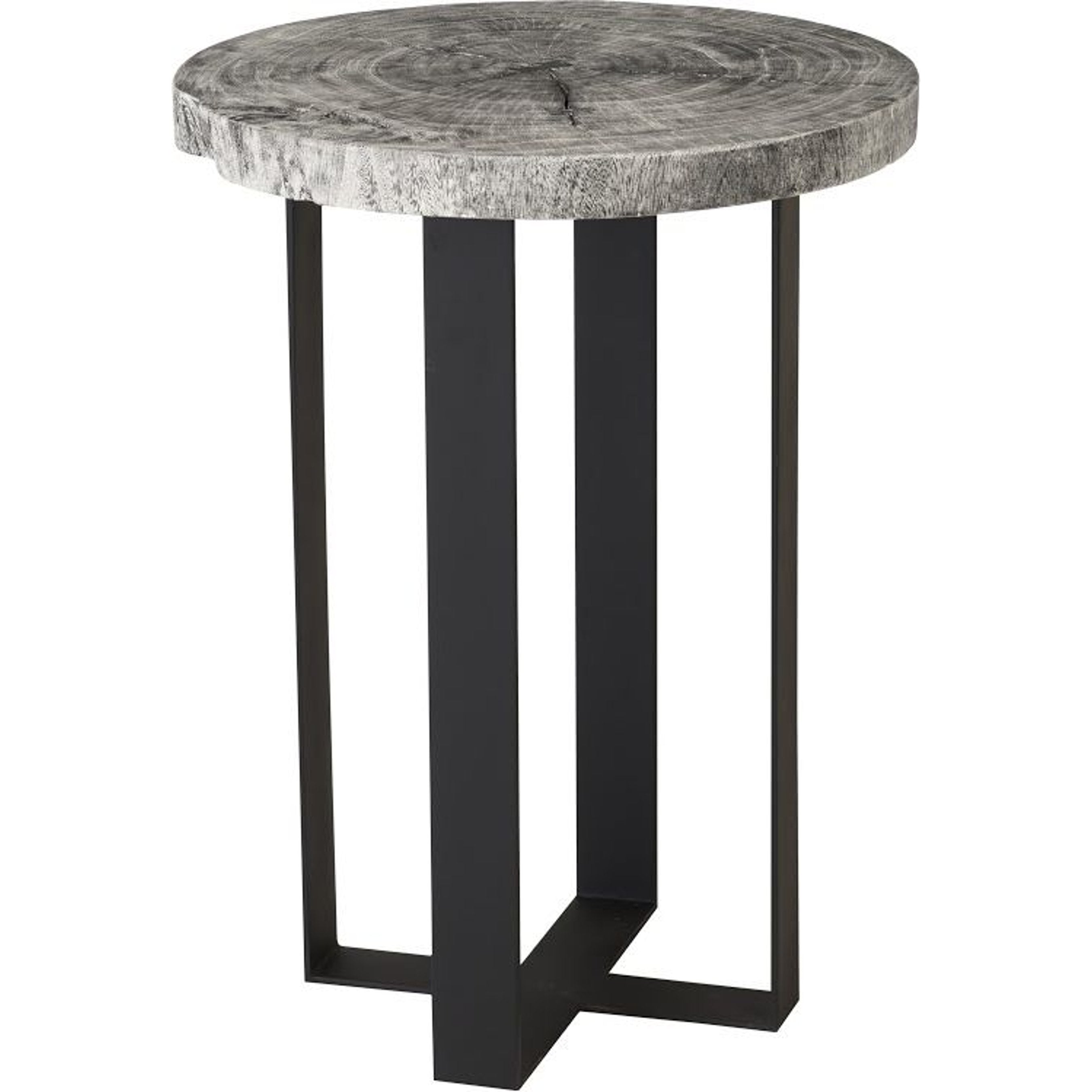 Phillips Collection Chuleta Bar Table on Black Metal Base | HedgeApple