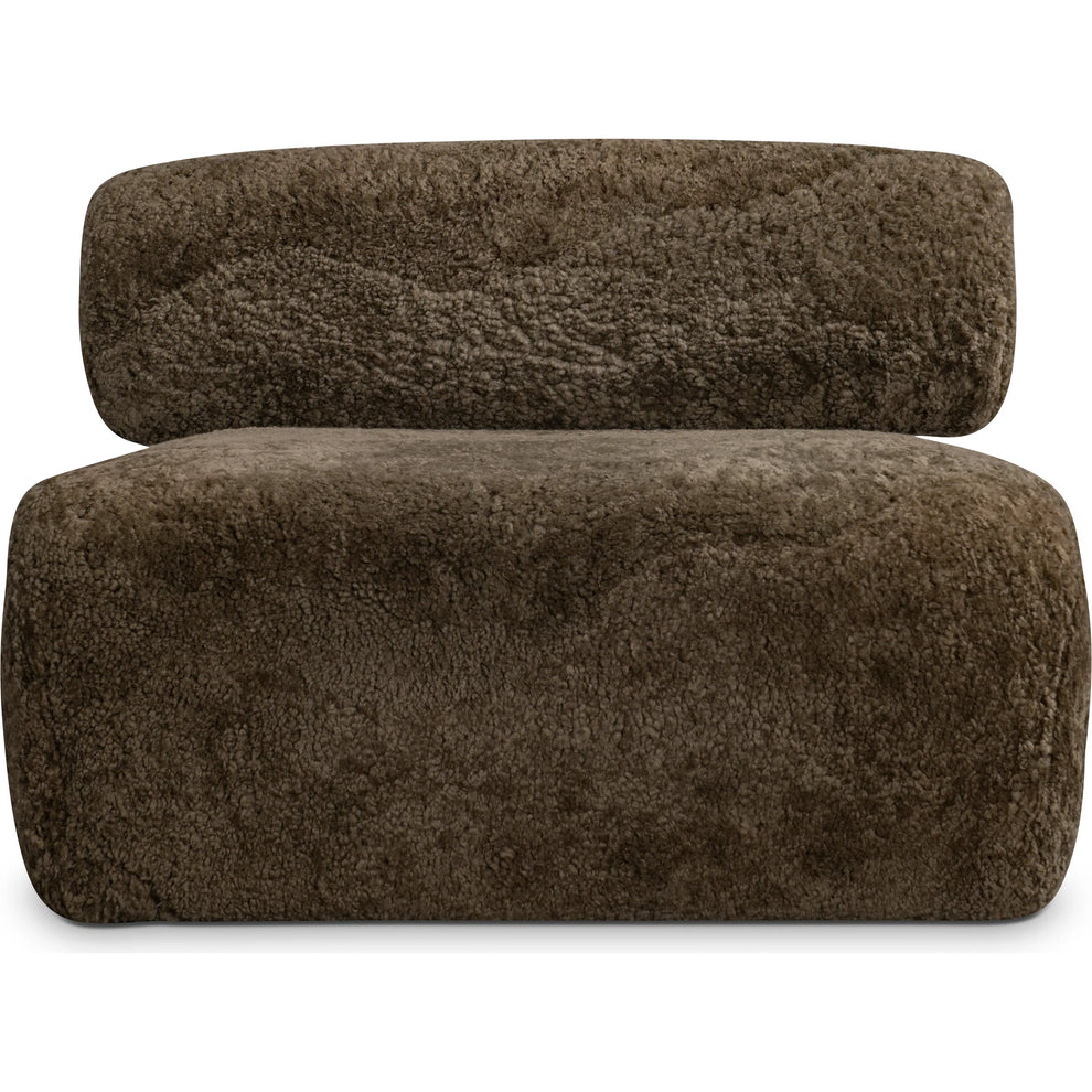 Bernhardt Paley Shearling Swivel Chair | HedgeApple