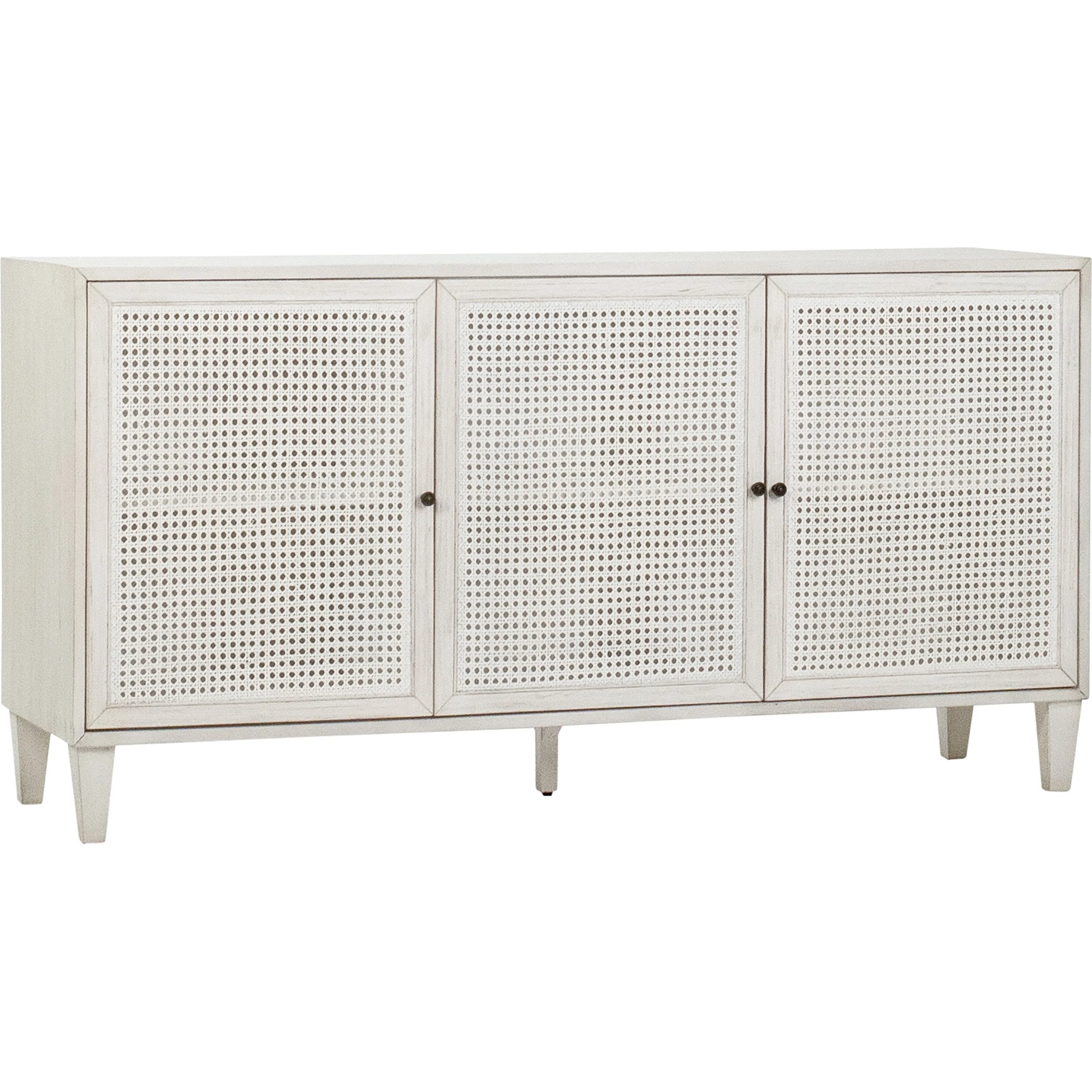 Arch & Plane Veronica Acacia White-Washed Sideboard | HedgeApple