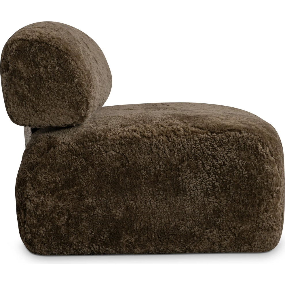 Bernhardt Paley Shearling Swivel Chair | HedgeApple