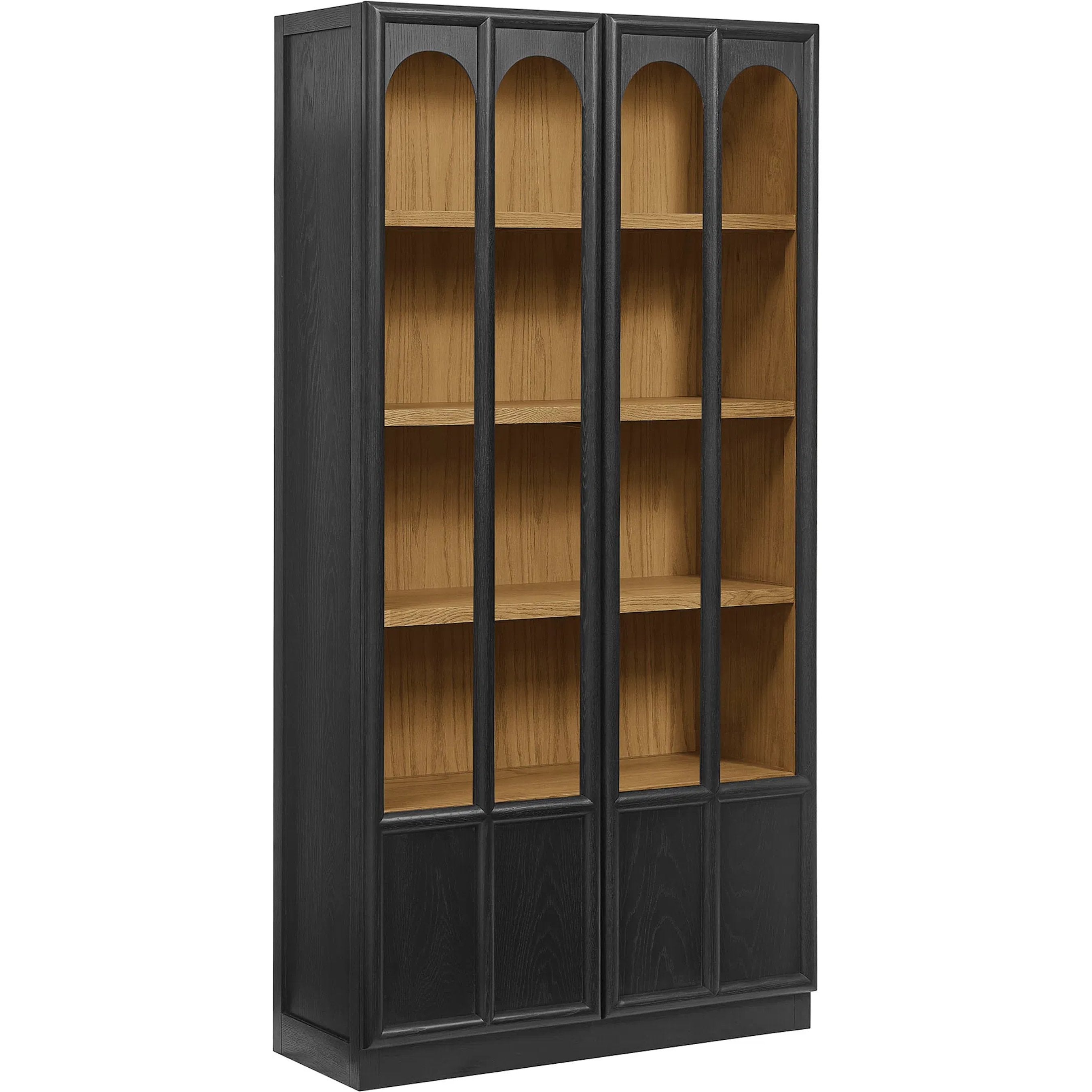 Evans & Londeen McCreary Solid Wood and Glass Display Cabinet | HedgeApple